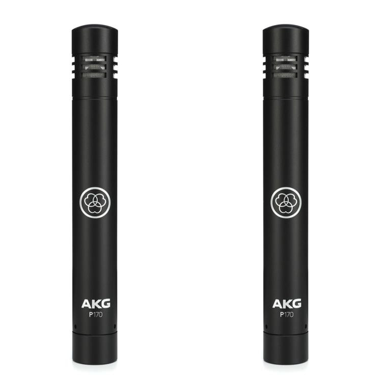 AKG P170 Small-diaphragm Condenser Microphone (Pair) | Sweetwater