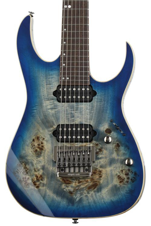 Ibanez RG Premium RG1027PBF - Cerulean Blue Burst | Sweetwater