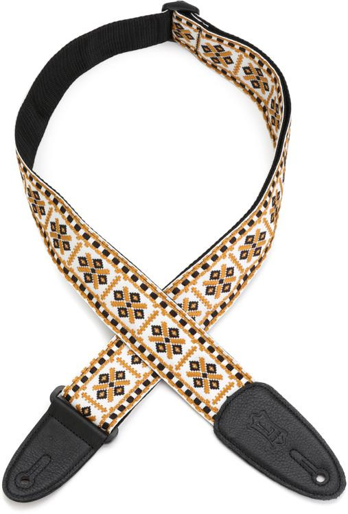Levy's M8 2 inch Jacquard Weave '60s Hootenanny Guitar Strap - Pattern ...