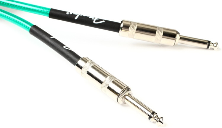 Fender California Cable - 20', Surf Green | Sweetwater