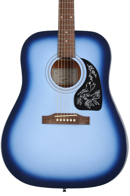 Epiphone Starling Acoustic Guitar - Starlight Blue Reviews | Sweetwater