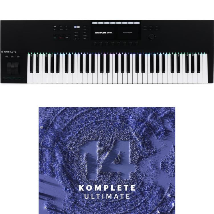 Native Instruments Komplete Kontrol S61 Smart Keyboard Controller with ...