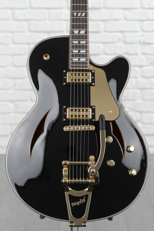Schecter Coupe Hollowbody Guitar - Black | Sweetwater