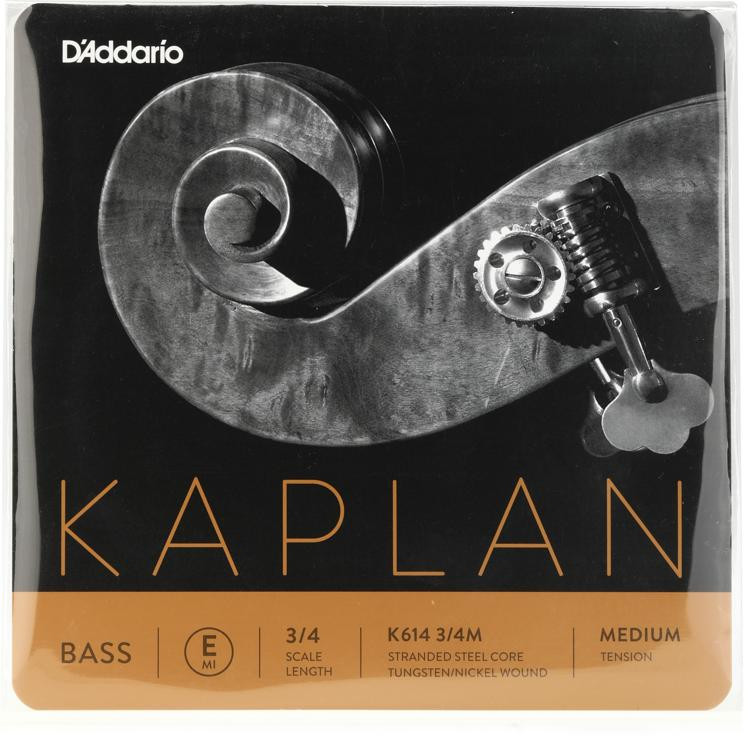 D'Addario K614 Kaplan Double Bass E String - 3/4 Scale | Sweetwater