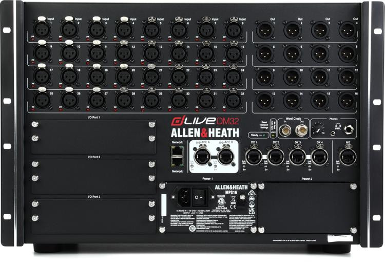 Allen & Heath dLive DM32 32-input Digital Stagebox | Sweetwater
