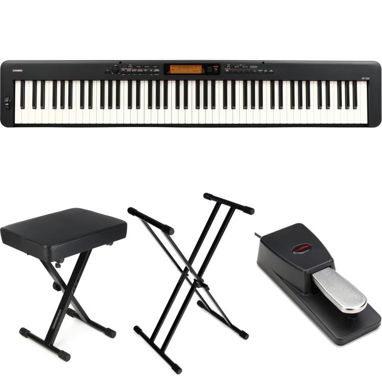 Casio CDP-S360 Compact Digital Piano Essentials Bundle | Sweetwater