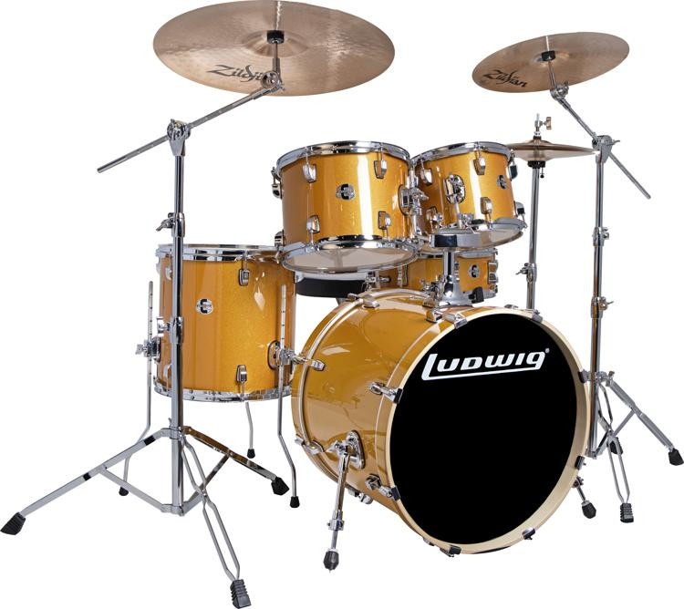 Ludwig Element Evolution LCEE200 5-piece Shell Pack with Hardware ...