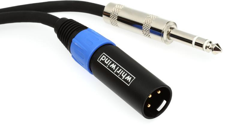 Whirlwind STM25 1/4-inch TRS Male to XLR Male - 25 foot | Sweetwater