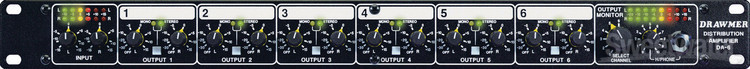 Drawmer DA6 Balanced Distribution Amplifier | Sweetwater