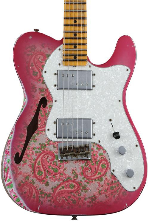 Fender Custom Shop 1972 Telecaster Thinline Heavy Relic - Aged Pink ...