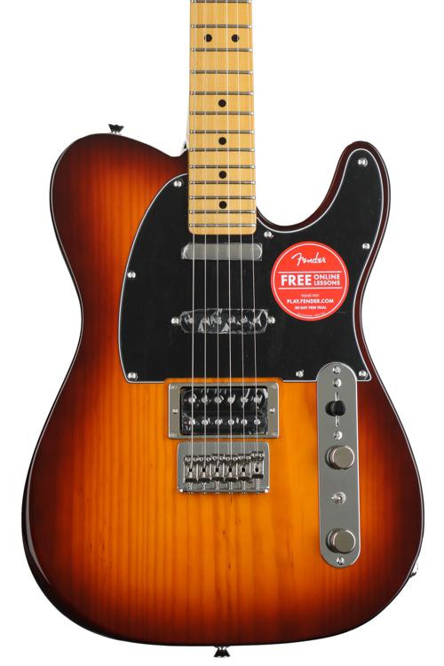 Fender Modern Player Telecaster Plus - Honey Burst w/ Maple Fingerboard ...