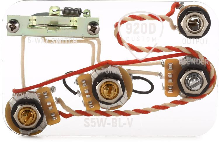 920D Custom S5W-BL-V S5W Blender Pot Wiring Upgrade | Sweetwater