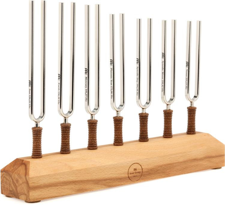 Meinl Sonic Energy Planetary Tuned Tuning Fork Set - 7-piece Chakra Set | Sweetwater