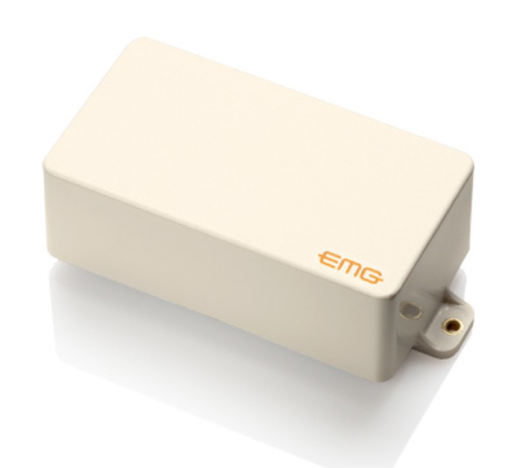 EMG 81TW Active Ceramic Coil Splitting Humbucker Guitar Pickup Ivory ...