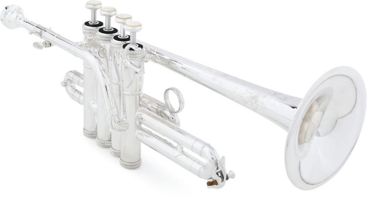 S.E. Shires TRQ9S Q Series Piccolo Trumpet - Silver-plated | Sweetwater