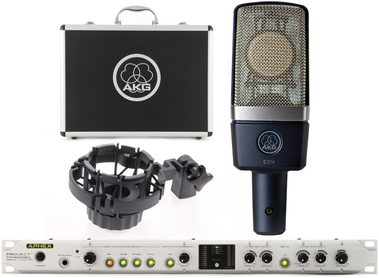 AKG C 214 with Aphex Project Channel - Mic Month Bundle | Sweetwater