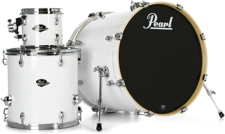 Pearl Export EXX 3-piece Add-on Kit with Hardware - Pure White | Sweetwater