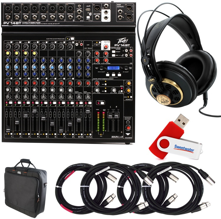 Peavey PV 14 BT Mixer Package | Sweetwater