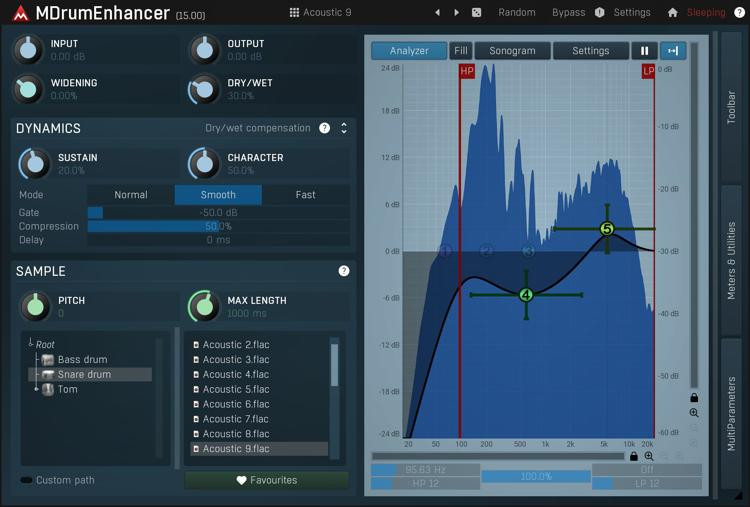 MeldaProduction MDrumEnhancer Drum Enhancer Plug-in | Sweetwater