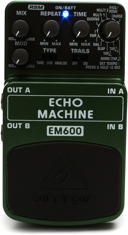 Behringer EM600 Echo Machine Pedal | Sweetwater