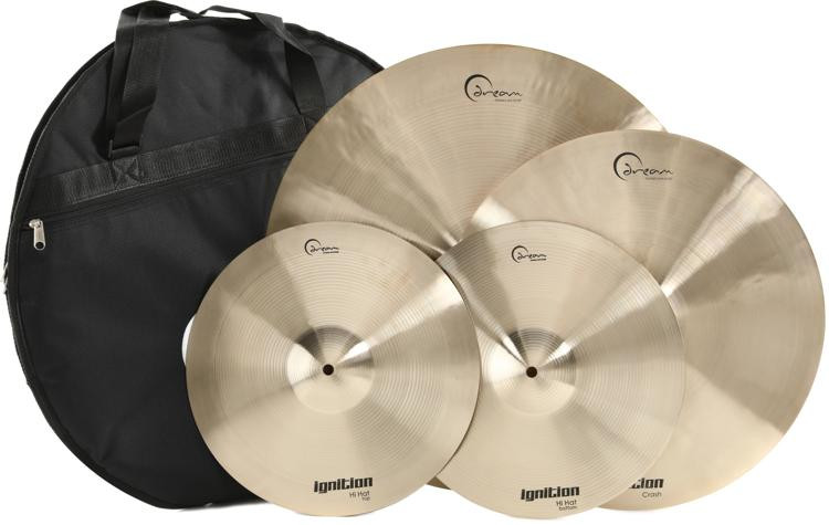 Dream Ignition 3-piece Cymbal Set - 14-/18-/22-inch | Sweetwater