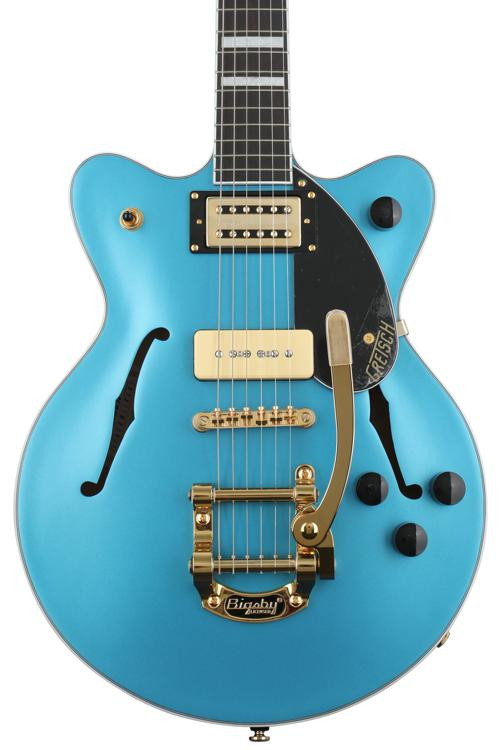 Gretsch Streamliner G2655TG-P90 Center Block Jr. - Riviera Blue Satin ...