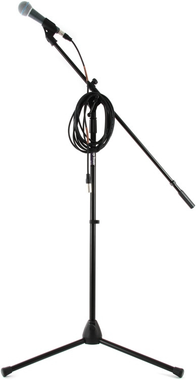 Shure Beta 58A Mic Month 2013 Bundle - With Stand & Cable | Sweetwater