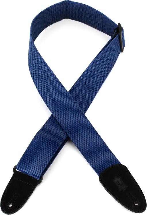 Levy's MT8 2" Tweed Guitar Strap with Suede Ends - Blue | Sweetwater