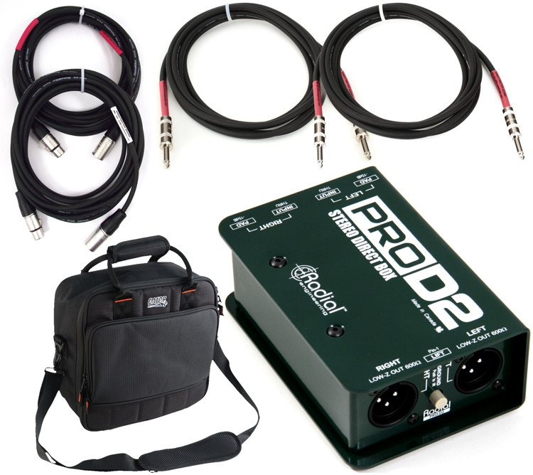 Radial ProD2 Stereo Passive DI Package | Sweetwater
