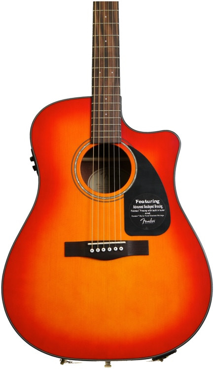 Fender CD-60CE - Cherry Sunburst | Sweetwater
