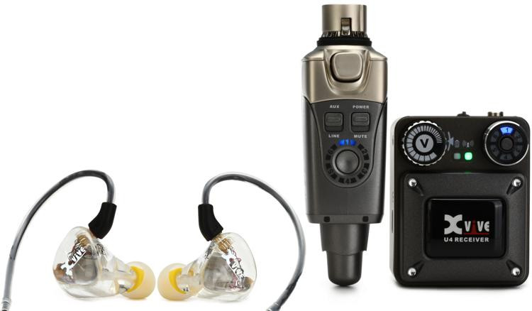 Xvive U4 Wireless In-ear Monitoring System with T9 Earphones | Sweetwater