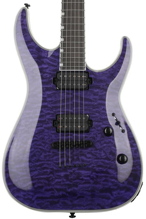 ESP LTD MH-1000NT QM - See Thru Purple | Sweetwater