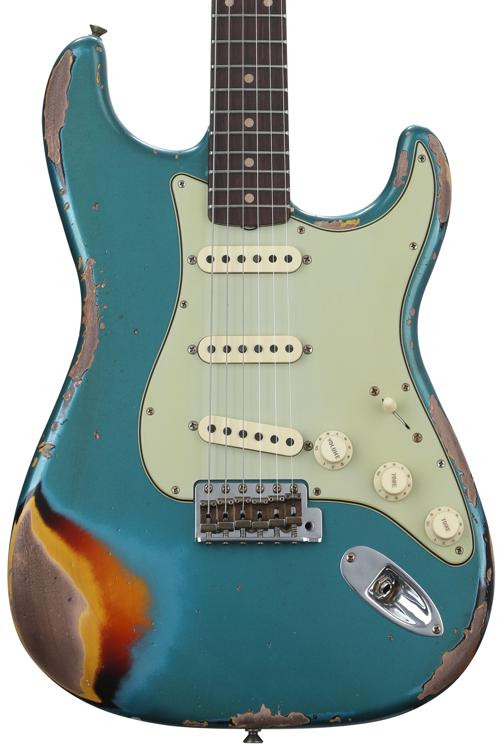 Fender Custom Shop '61 Stratocaster Heavy Relic - Aged Ocean Turquoise ...
