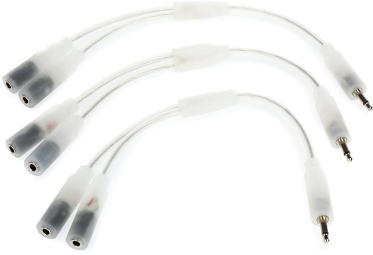 Analogue Solutions ANS-LED-Y LED CV Splitter Cables for Eurorack - 3 ...