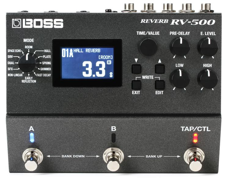Boss RV-500 Reverb Pedal | Sweetwater