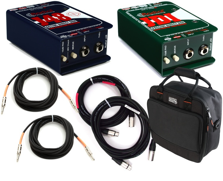 Radial JDI Passive DI and J48 DI Package | Sweetwater