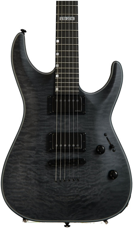 ESP LTD MH 40th Anniversary - See Thru Black Satin Reviews | Sweetwater