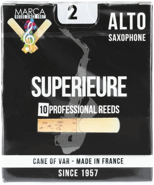 MARCA MSASR-2 Superieure Alto Saxophone Reeds - 2.0 (10-pack) | Sweetwater