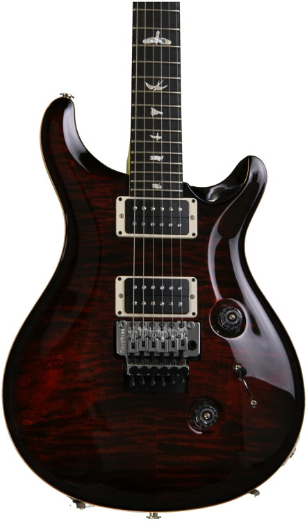 PRS Custom 24 w/Floyd Rose and Figured Top - Fire Red Burst | Sweetwater