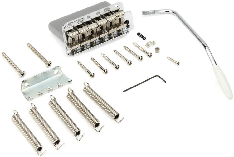 Fender American Vintage Strat Tremolo Bridge Assembly - Chrome | Sweetwater