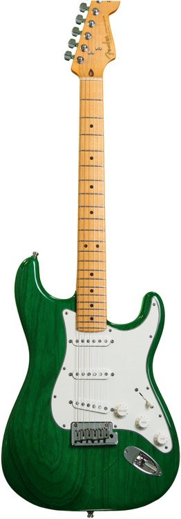 Fender Custom Shop Custom Special Trans Ash Stratocaster - Emerald ...