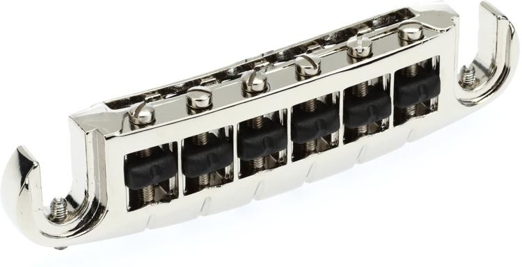 Graph Tech PS-8593-NM ResoMax NW2 Adjustable Wraparound Bridge - Nickel ...