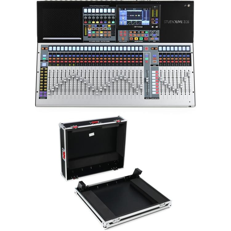 PreSonus StudioLive 32S 32-channel Digital Mixer and Flight Case ...