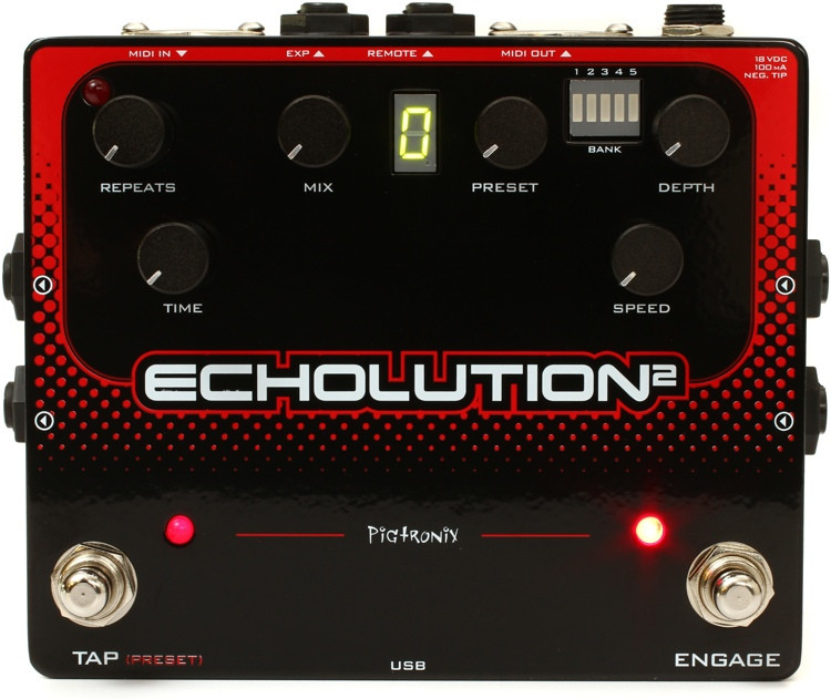 Pigtronix Echolution 2 Delay Pedal | Sweetwater
