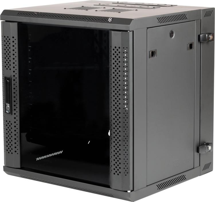 Gator GRW1009509 - 9U Fixed Wall Rack with Glass Door | Sweetwater