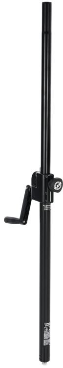 K&M 21339 Adjustable M20 Threaded Speaker Pole with Hand Crank | Sweetwater