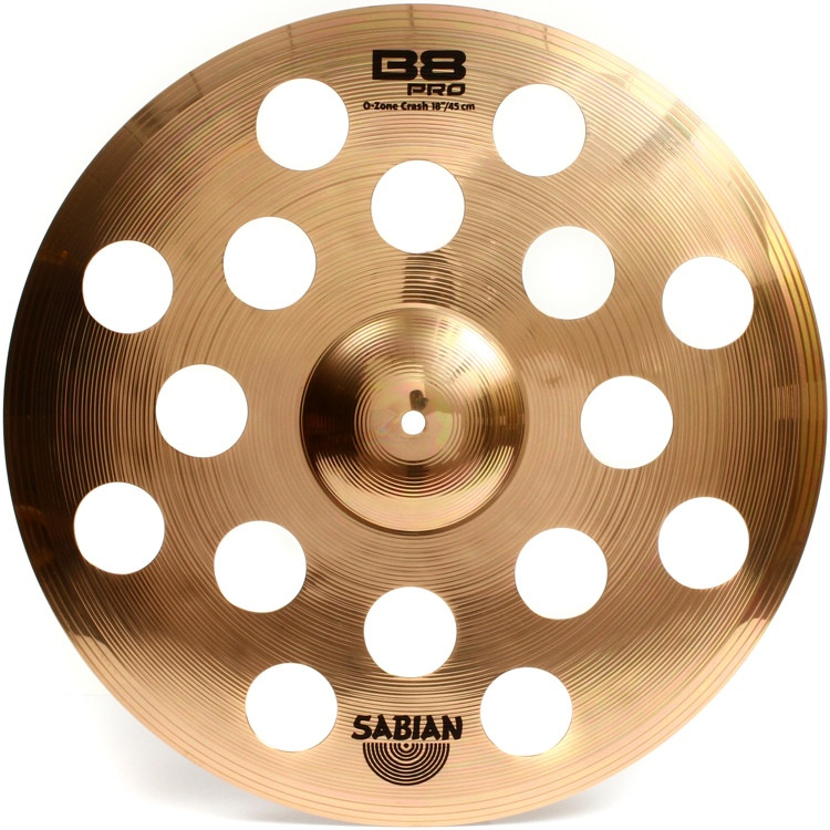 Sabian B8X Pro O-Zone Crash Cymbal - 18" | Sweetwater