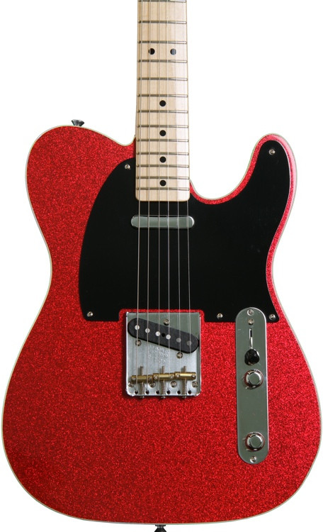 Fender Custom Shop Dual Tone Top Bound Telecaster NOS - Red Sparkle ...