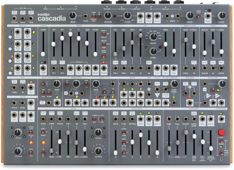 Intellijel Cascadia Monophonic Semi-modular Analog Synthesizer | Sweetwater