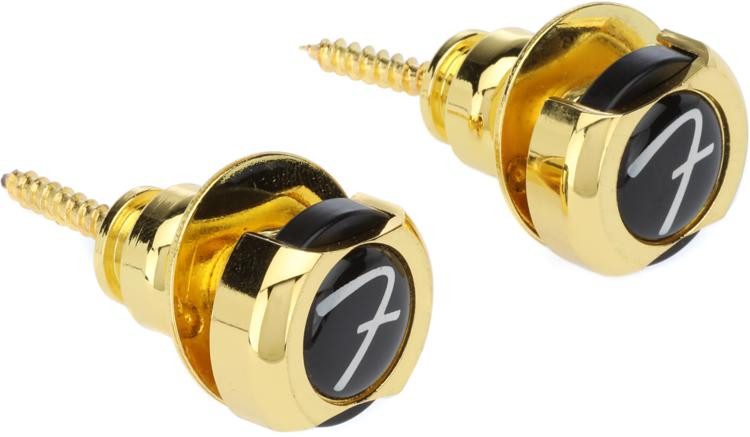Fender Infinity Strap Locks - Gold | Sweetwater